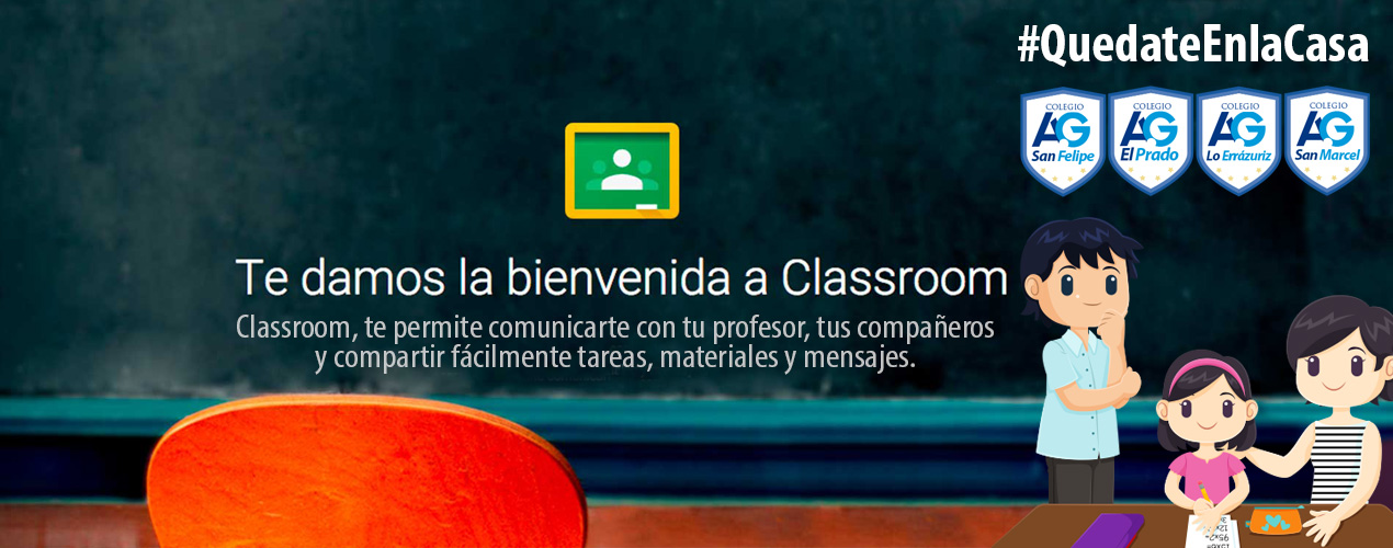 Le damos la bienvenida a la Plataforma Google Classroom – Colegio San ...